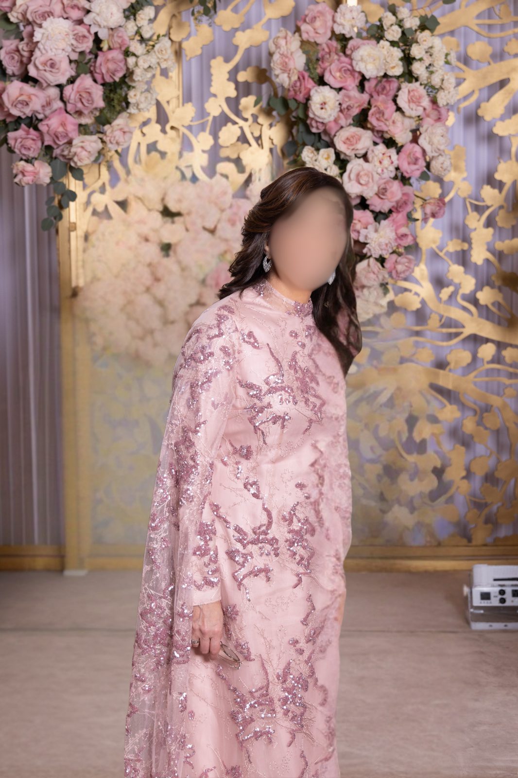 Beautiful Semi-Custom Mauve Raquel Gown - The Gown Co.